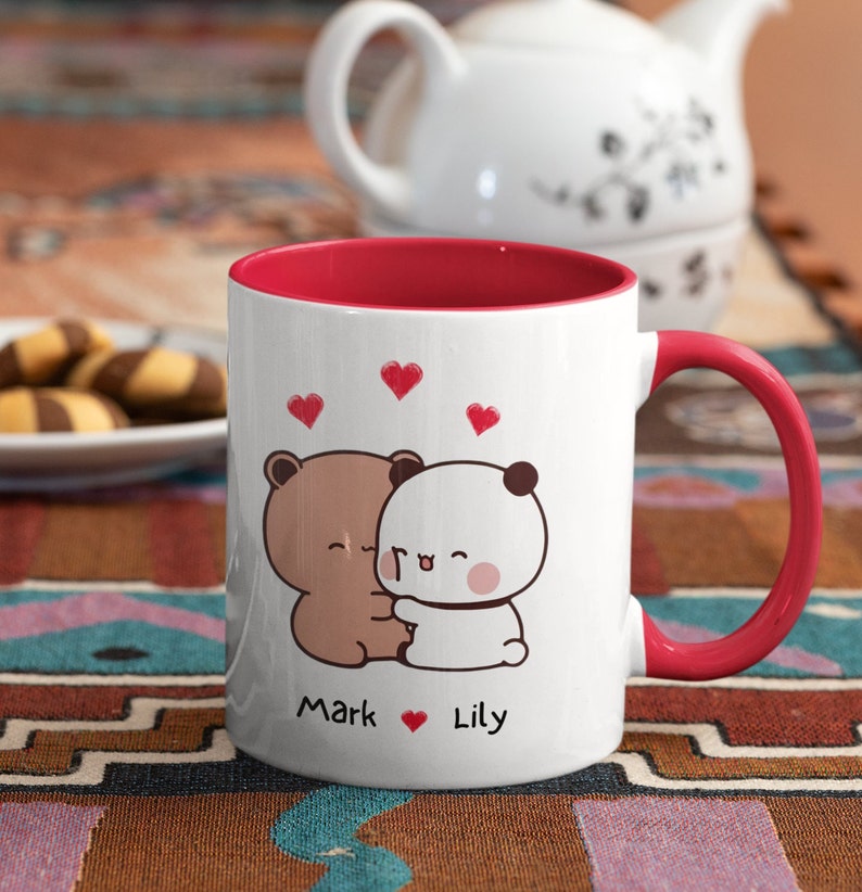 Personalized Bubu & Dudu Mug Customizable Gift for Couples or Friends ...