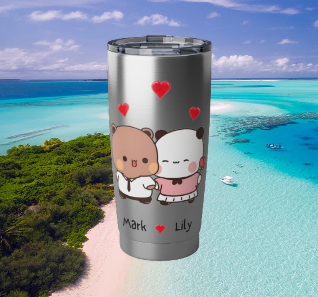 Personalized Bubu Dudu Panda Bear Cute Custom Name Summer Vagabond 20oz ...