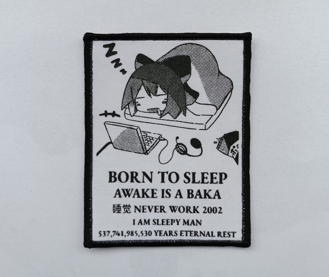 Touhou Remilia Fan Art Patch, Born to Sleep - Etsy UK