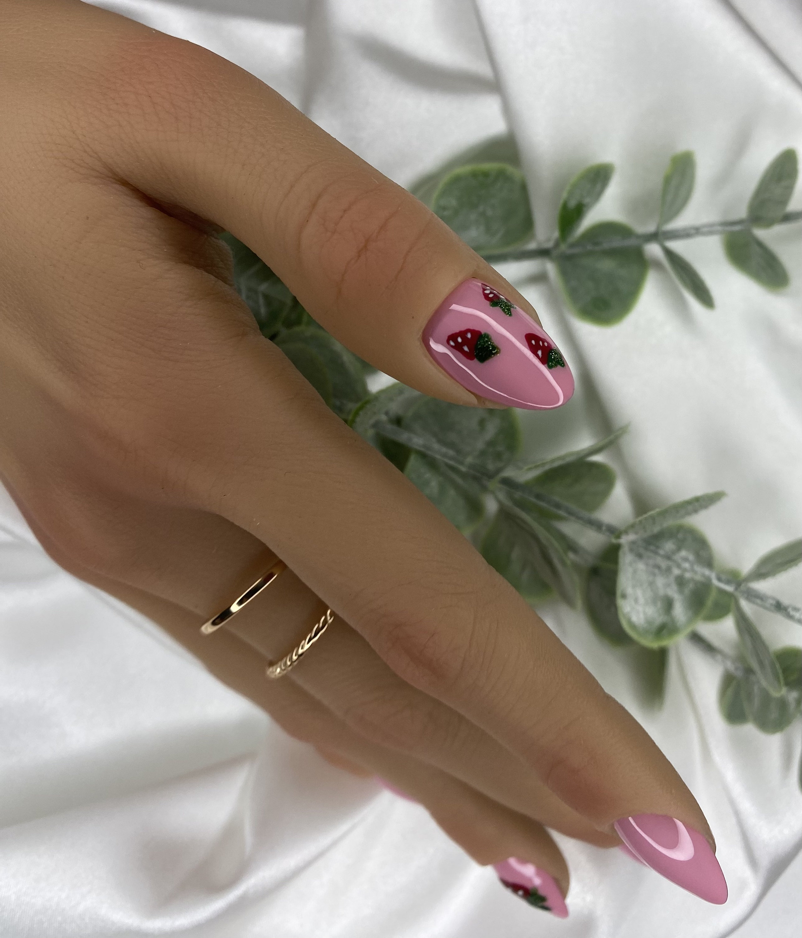 Strawberry Fields | Gel | Apres | Pink - Etsy