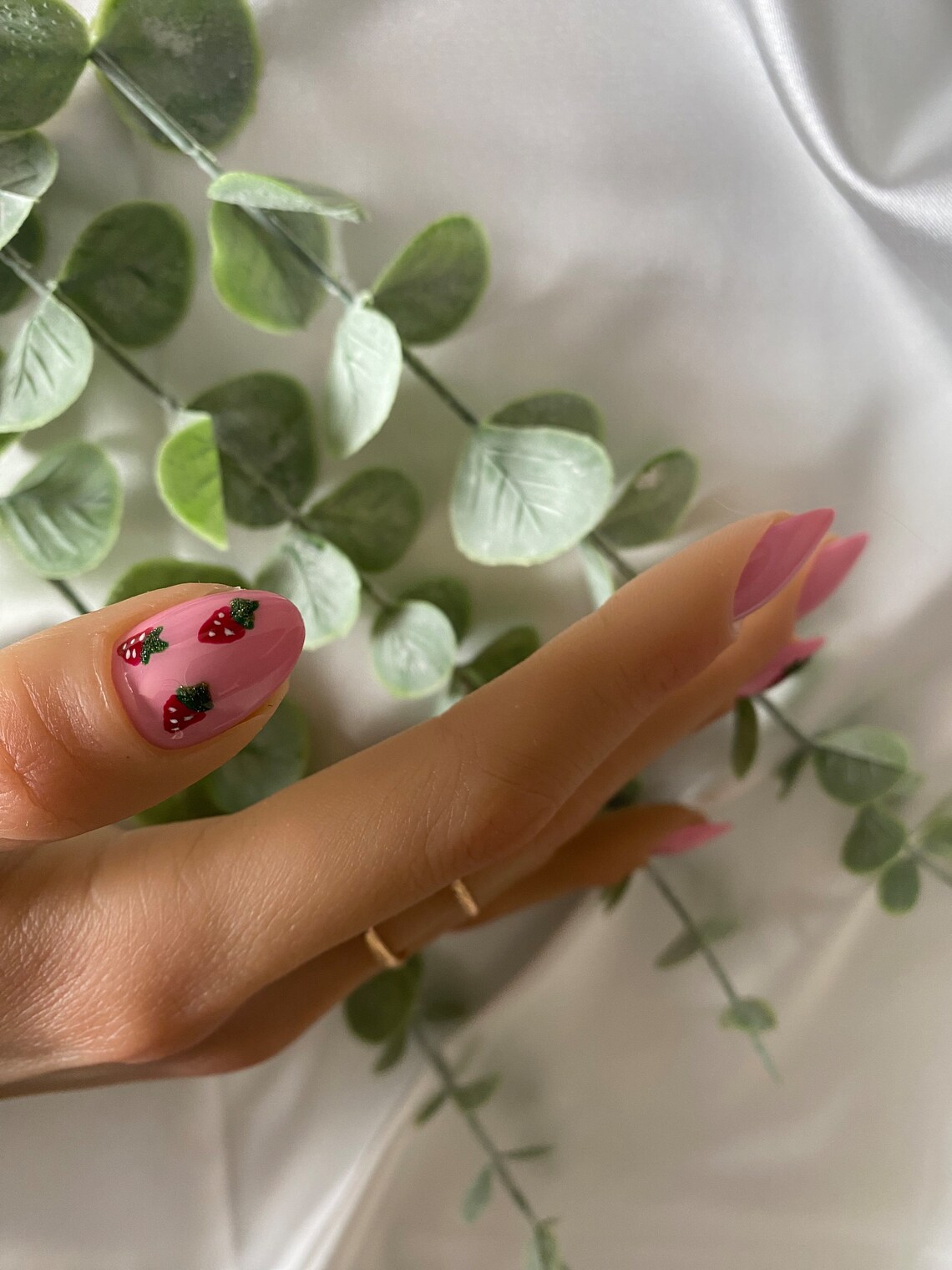 Strawberry Fields | Gel | Apres | Pink - Etsy