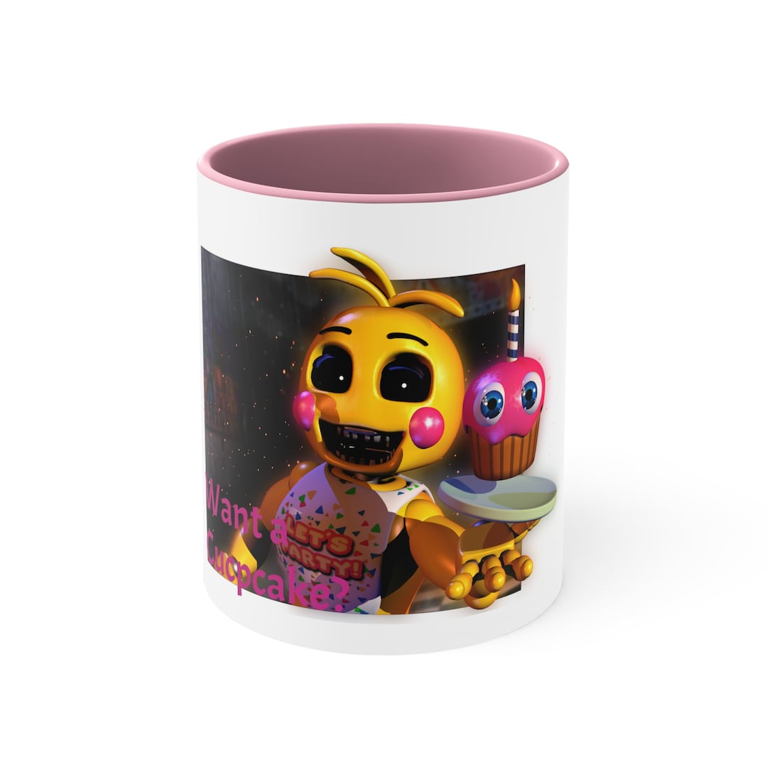 Want a Cupcake, Fnaf, Accent Coffee Mug - Etsy