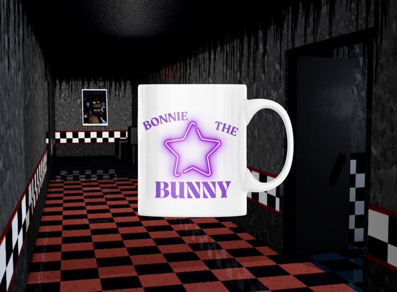 Bonnie the Bunny, Fnaf Mug, Fnaf Mugs, FNAF, Bonnie Mug, Bunny Mug ...