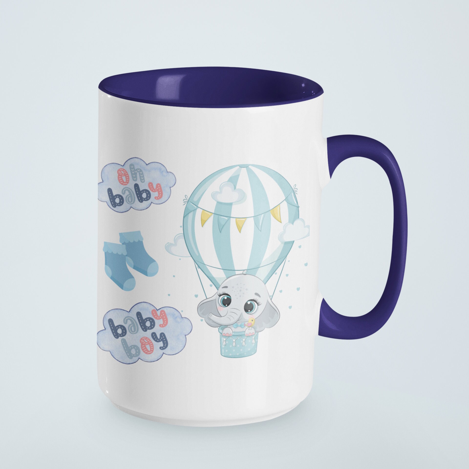 Baby Shower, Baby Boy Shower, Cute Mug, Baby Shower Mug, Baby Boy Mug ...