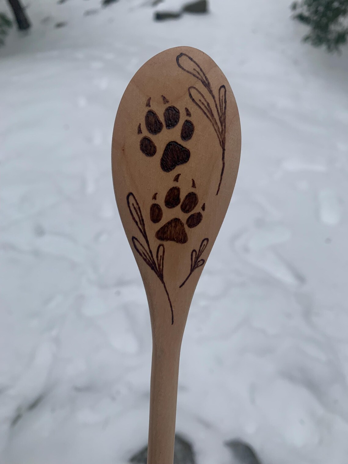 Kitchen Witch Spoons- Woodburned Wooden Spoons - Etsy