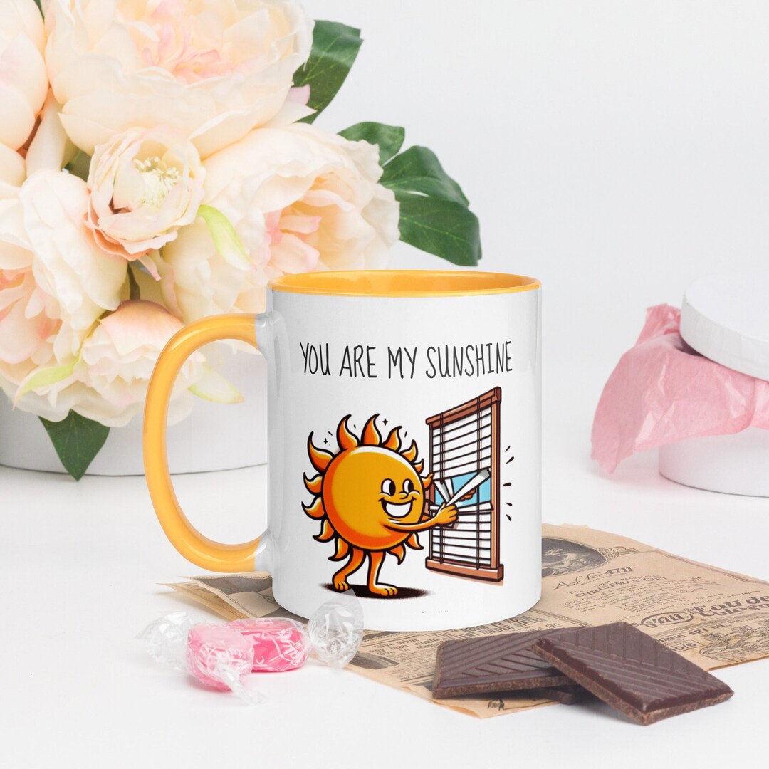You Are My Sunshine Mug, Funny Sun Mug, Gift for Lover, Cute Coffee Mug ...