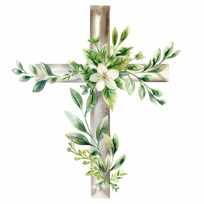 Easter Christian Crucifix Cross Clipart Bundle-10 High Quality ...