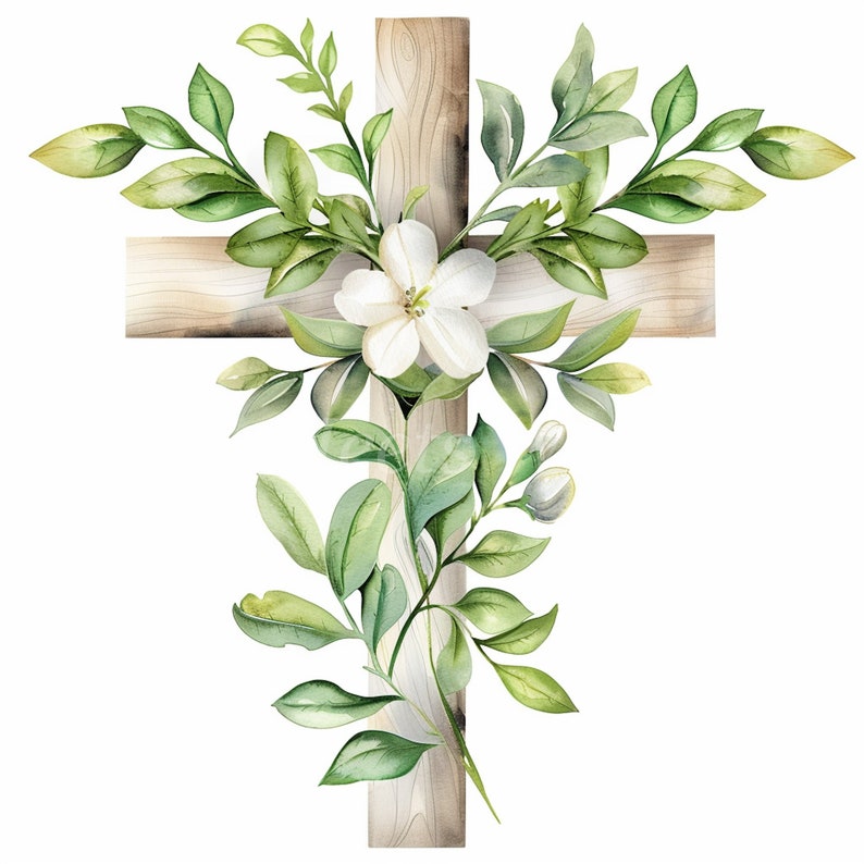 Easter Christian Crucifix Cross Clipart Bundle-10 High Quality ...