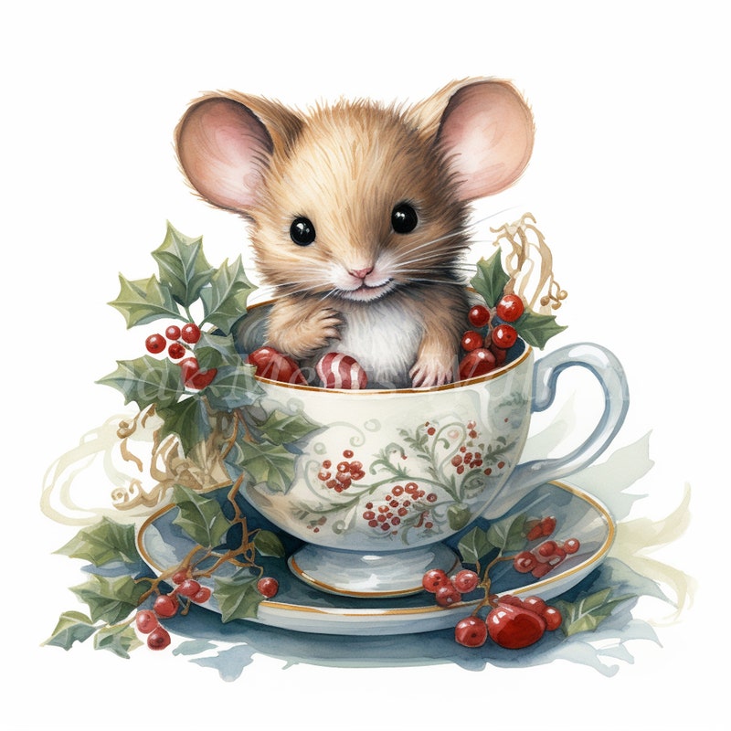 Christmas Teacups - Etsy