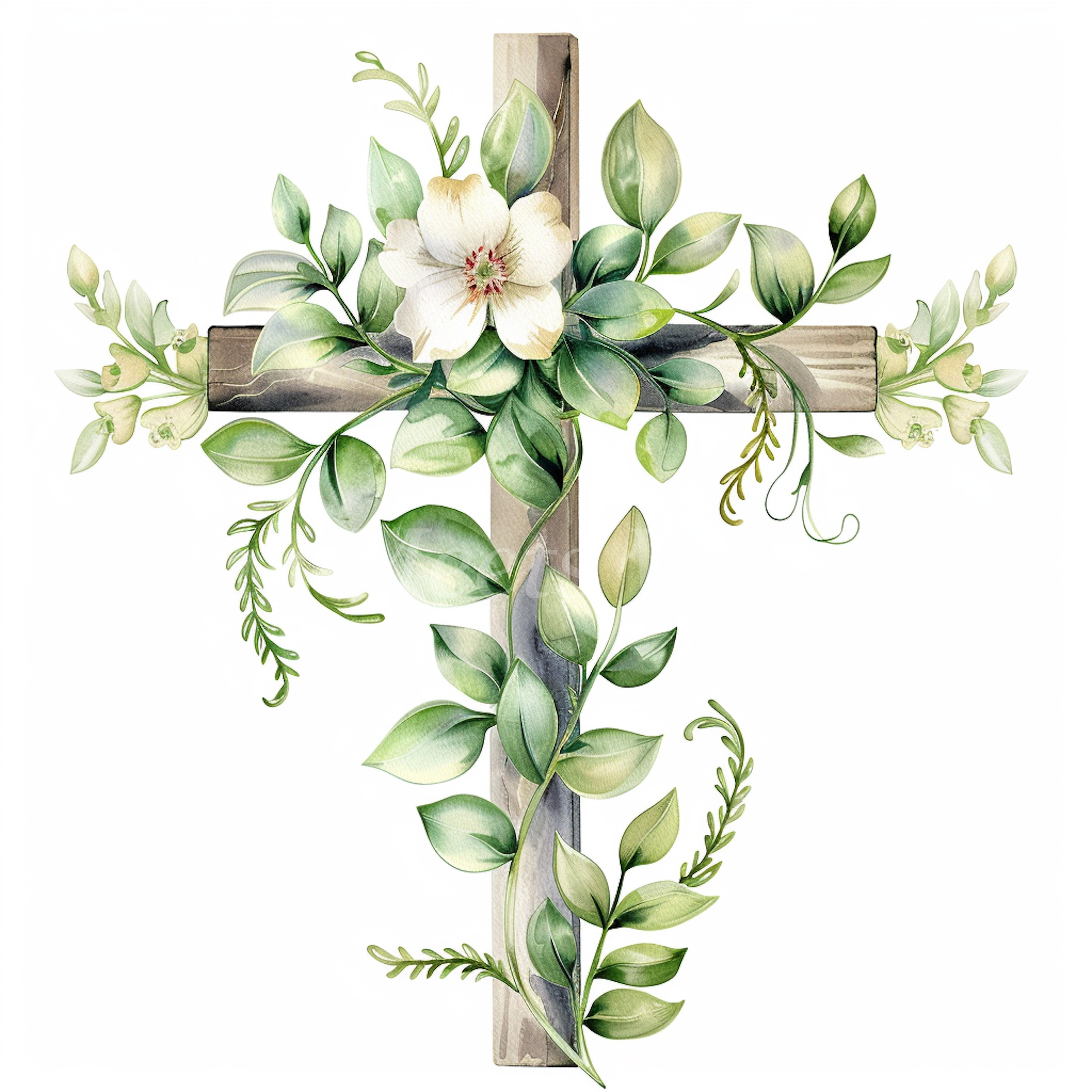 Easter Christian Crucifix Cross Clipart Bundle-10 High Quality ...