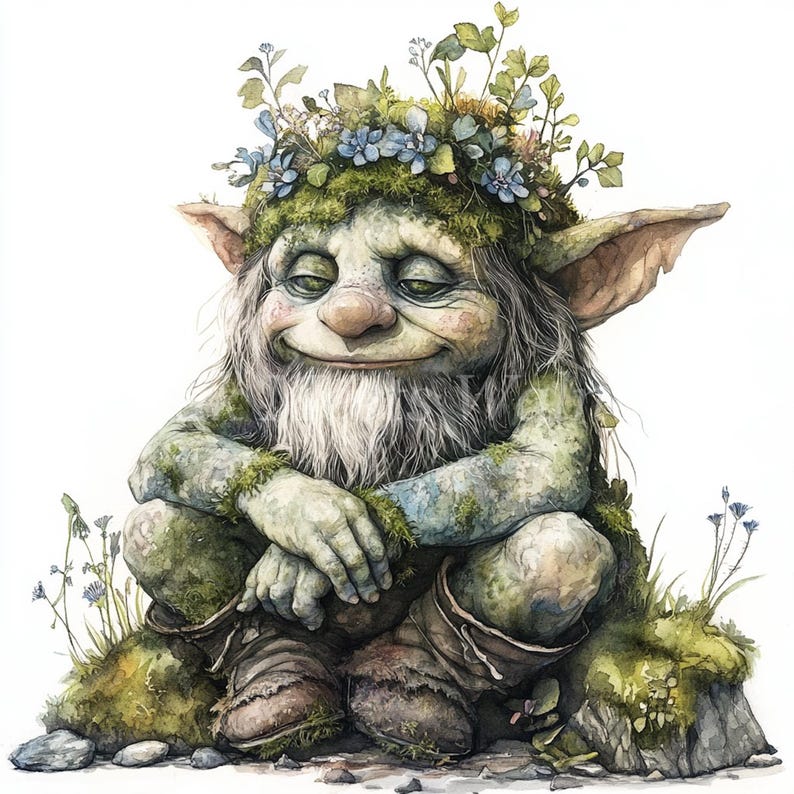 Garden Trolls Clipart Bundle 10 High Quality Jpgs, Printable Images ...