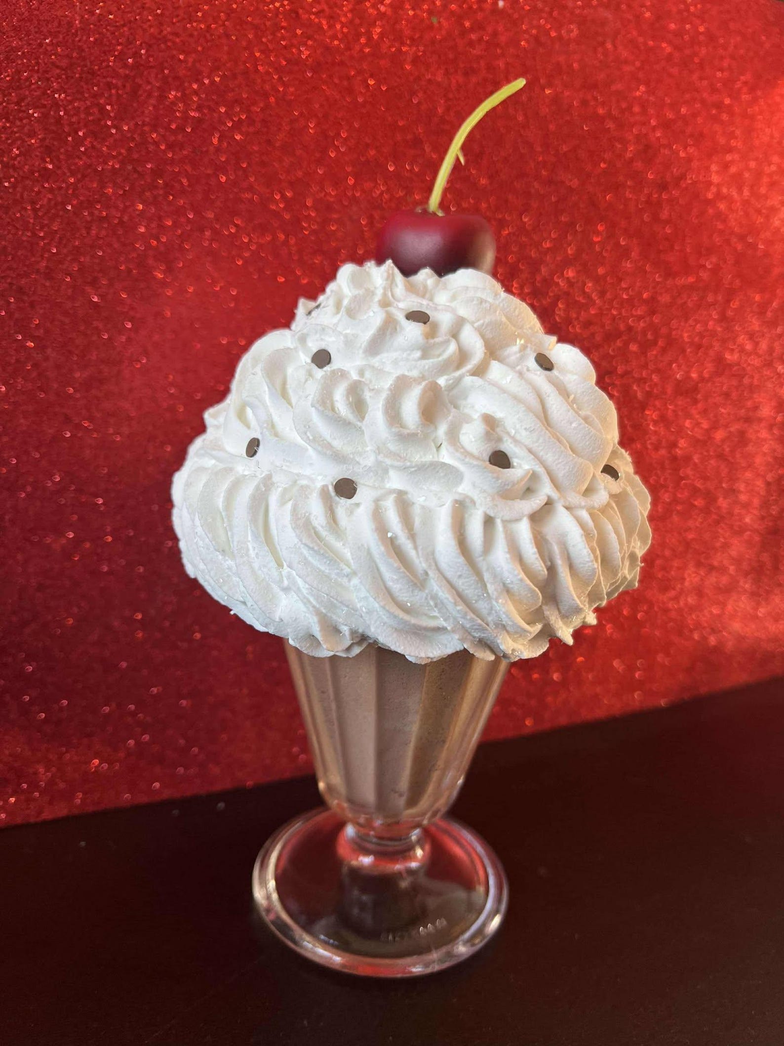 Chocolate Ice Cream Sundae, Fake Bake, Whimsy, - Etsy