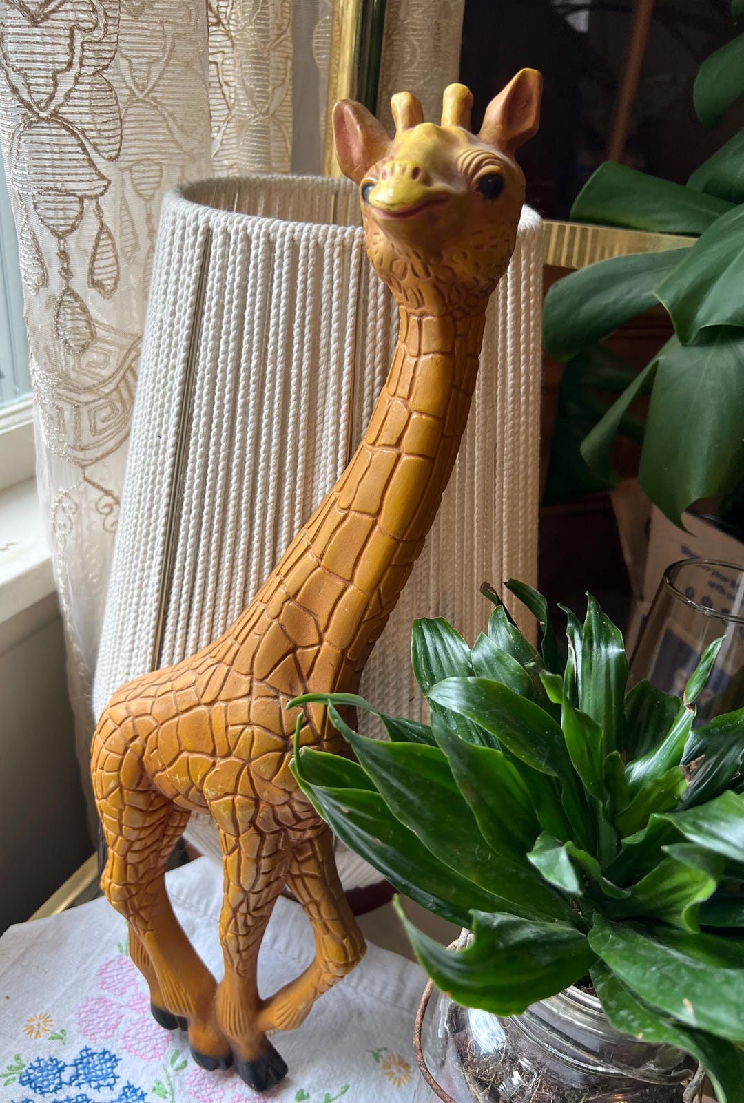 Vintage HOMCO 3D Plastic Mold Giraffe Wall Hanging - Etsy