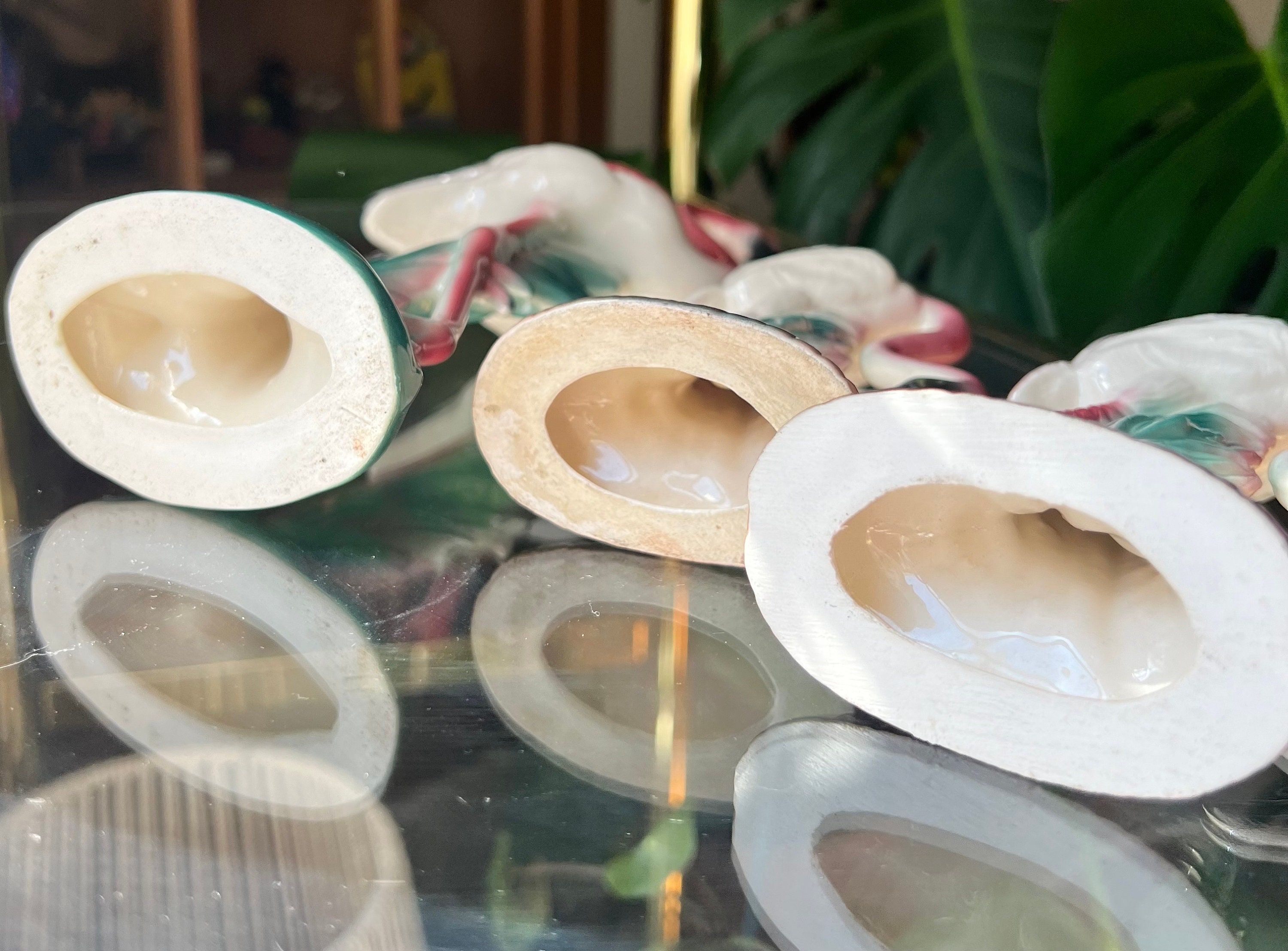 Set of 3 1940's MCM Pink Flamingo Figures - Etsy