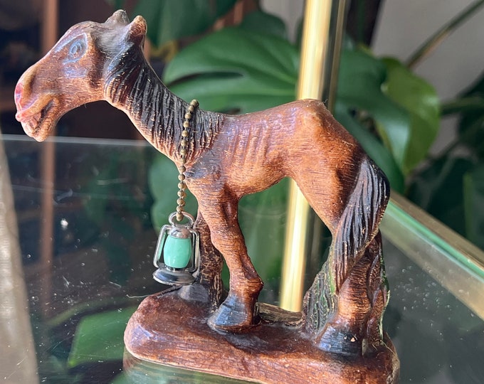 1940's Syroco Skinny Horse/mule Miners Resin Nags Head Lantern - Etsy