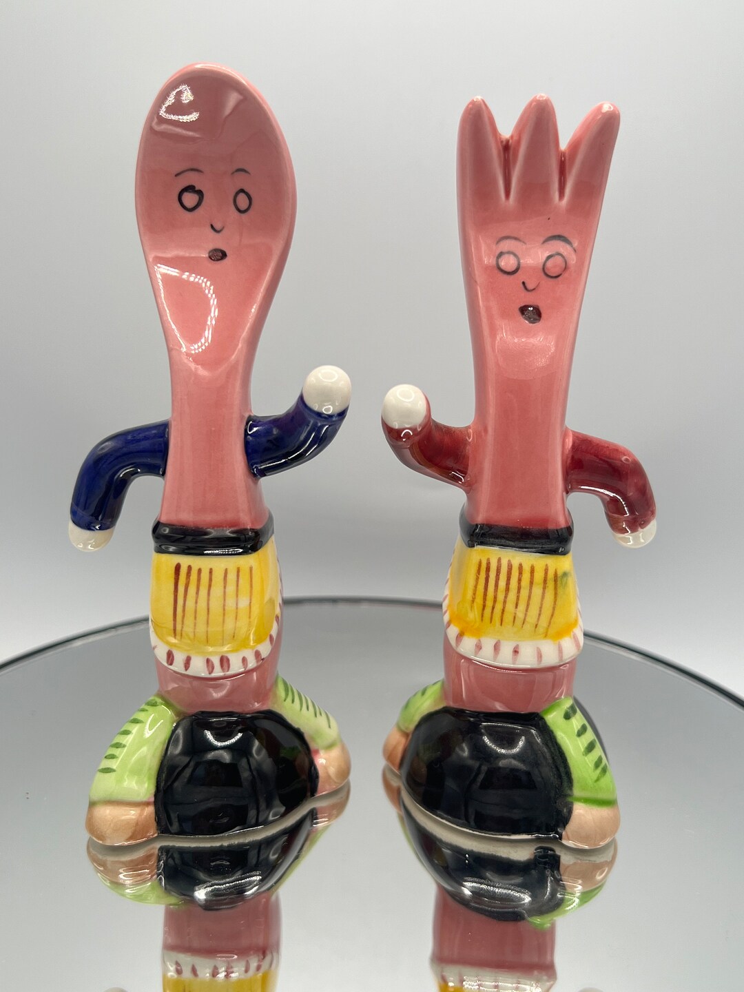 Anthropomorphic-ish Spoon and Fork Salt and Pepper Shaker - Etsy