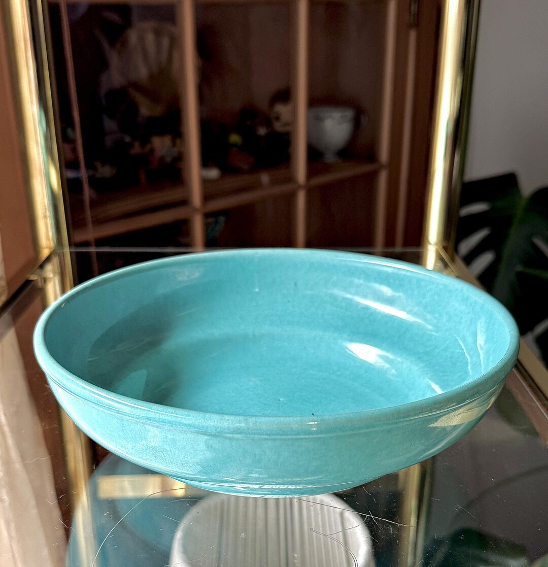 Vintage 1940s Betty Crocker “betty Bowl” Turquoise Blue Fiesta Homer ...