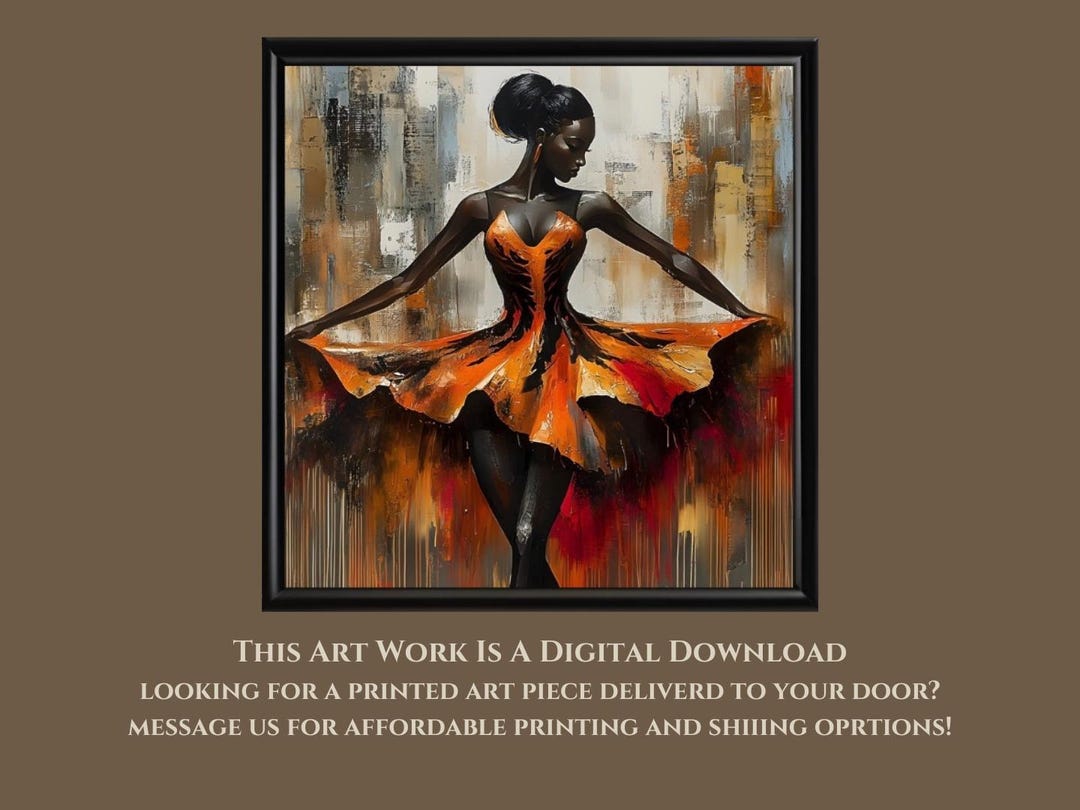Expression Through Dance: Abstract African Art[a Digital Download] - Etsy