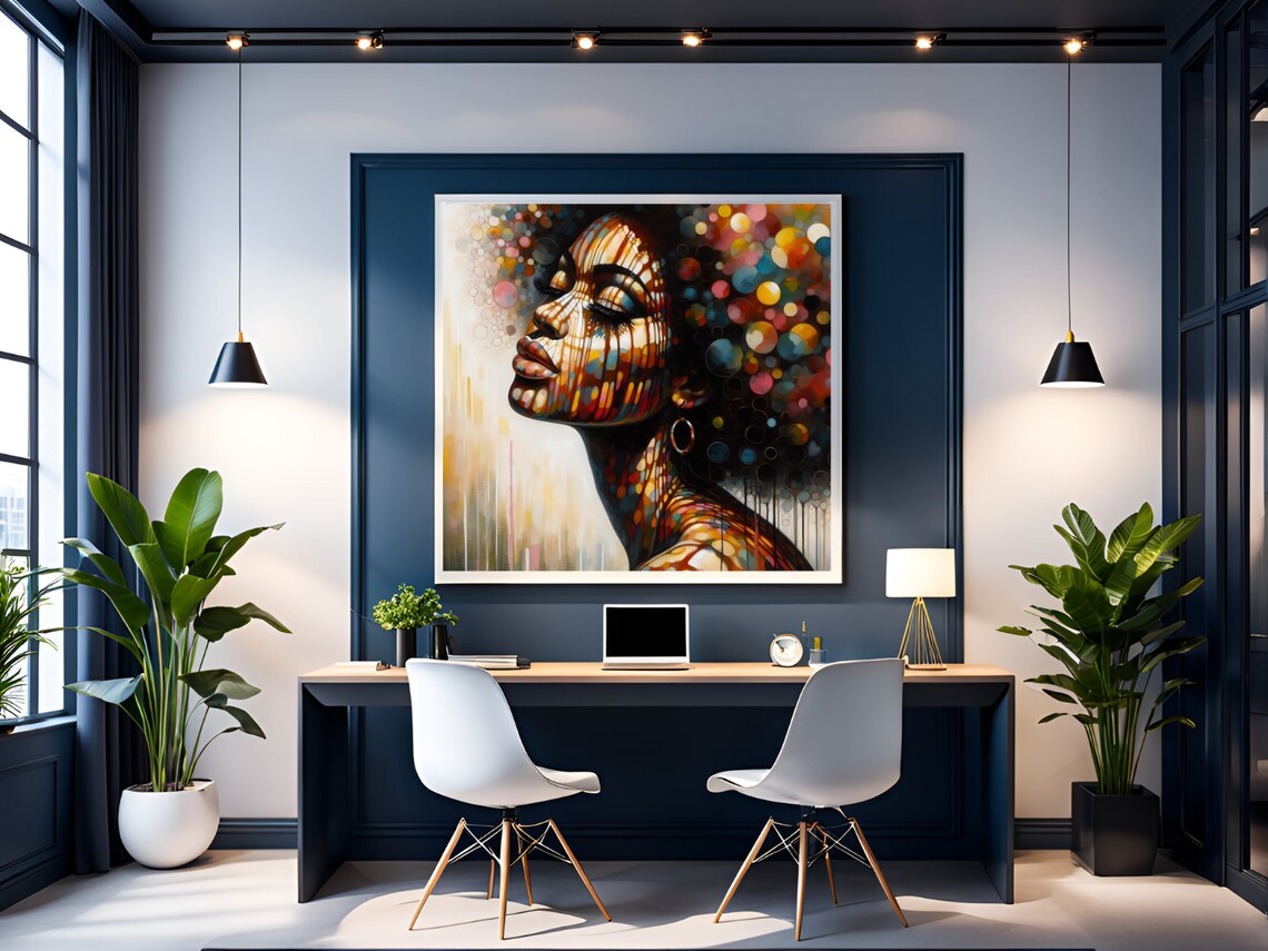 Colors of Heritage: A Celebration of Afrocentric Abstract Art - Etsy