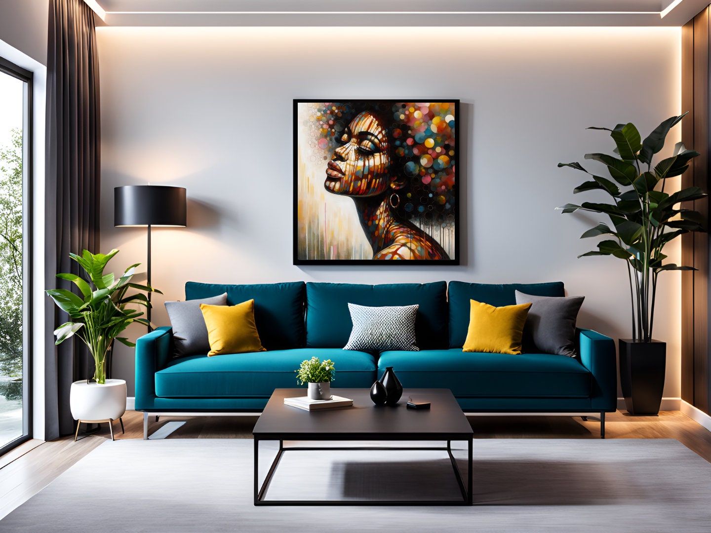 Colors of Heritage: A Celebration of Afrocentric Abstract Art - Etsy