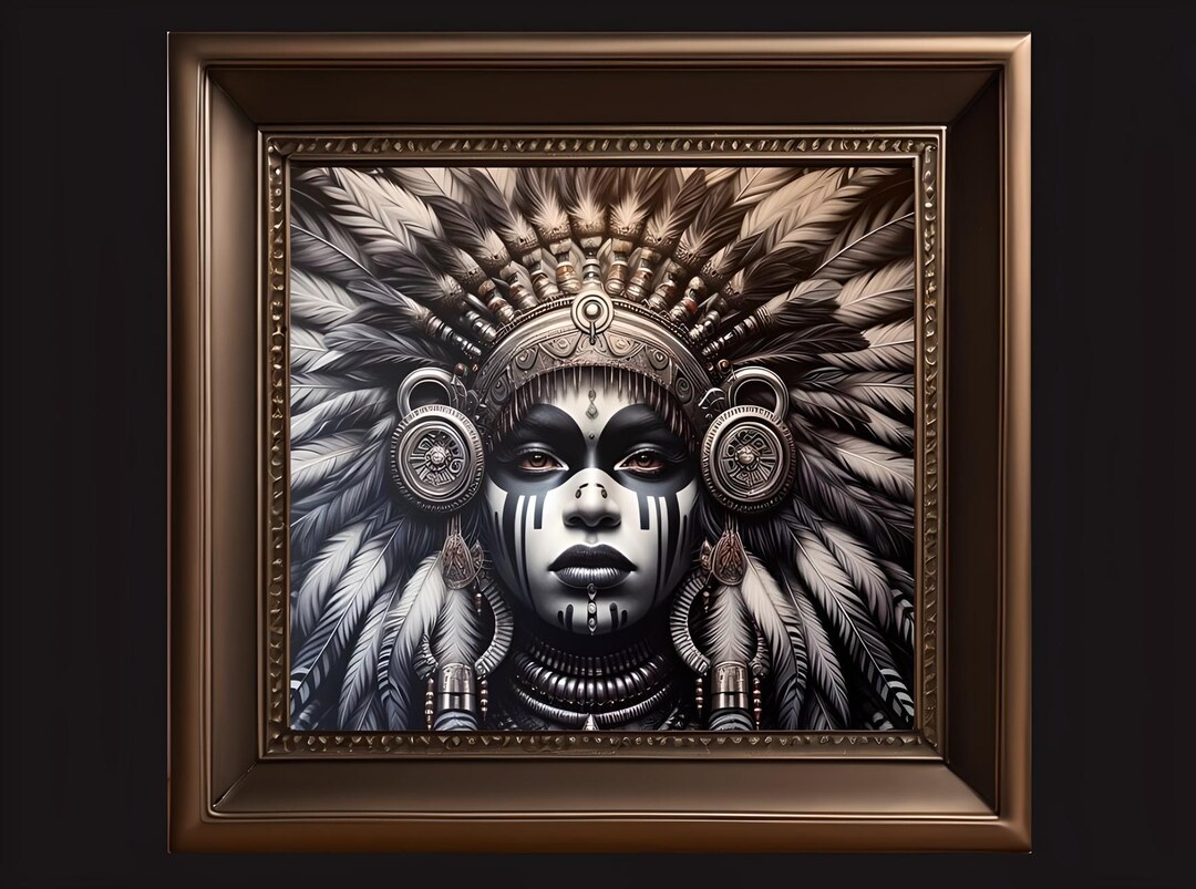 Art Print [high-quality Wall Decor] - Taino Warrior Art Décor ...