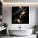 Grace and Shadow: Metallic Portrait for Home Decor - Etsy