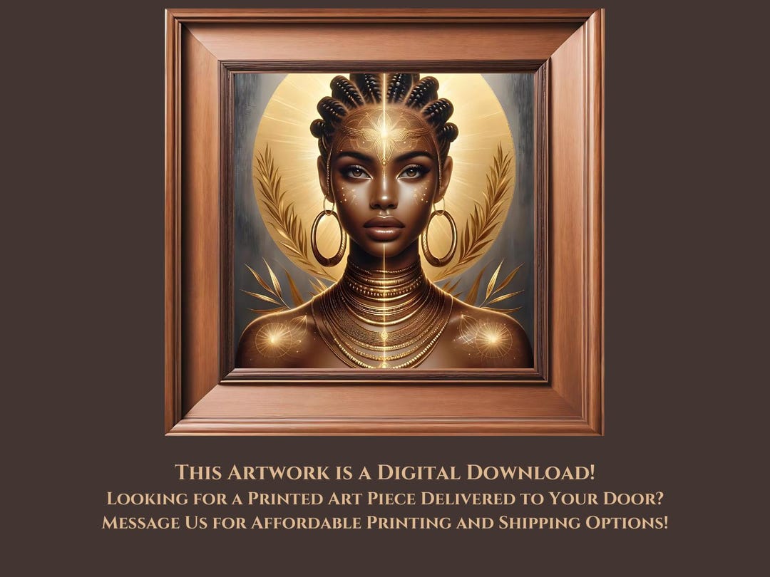 Divine African Goddess[a Digital Download] - Etsy