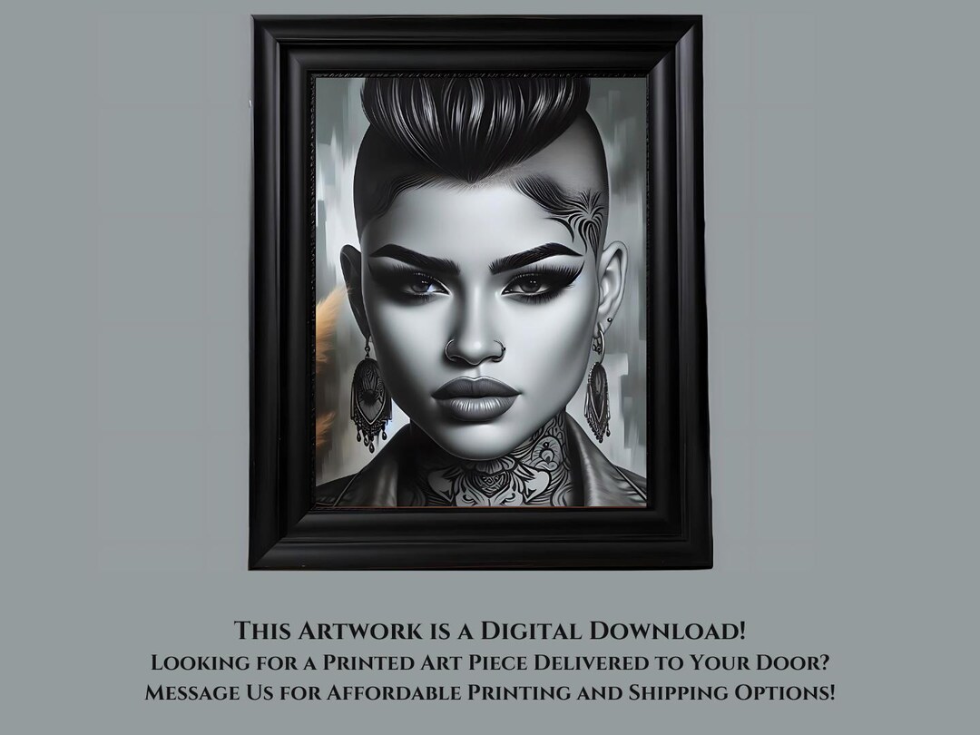 Modern Icon: Edgy Elegance[a Digital Download] - Etsy