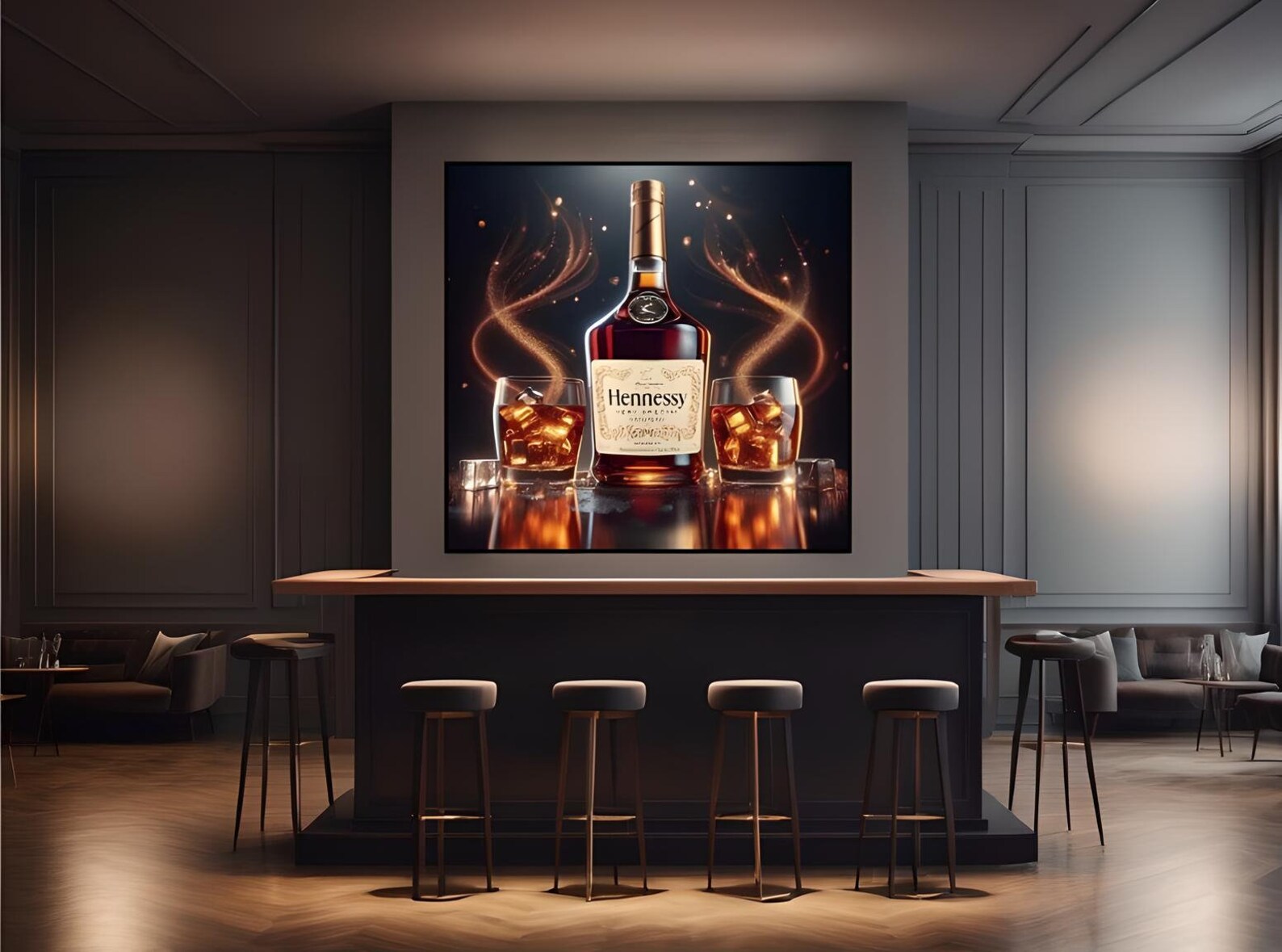 Hennessy Cognac: Pour of Elegance[a Digital Download] - Etsy
