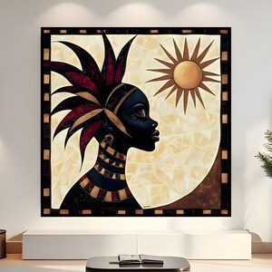 African Culture Tribal Portrait Digital Download - Unique Art Print ...