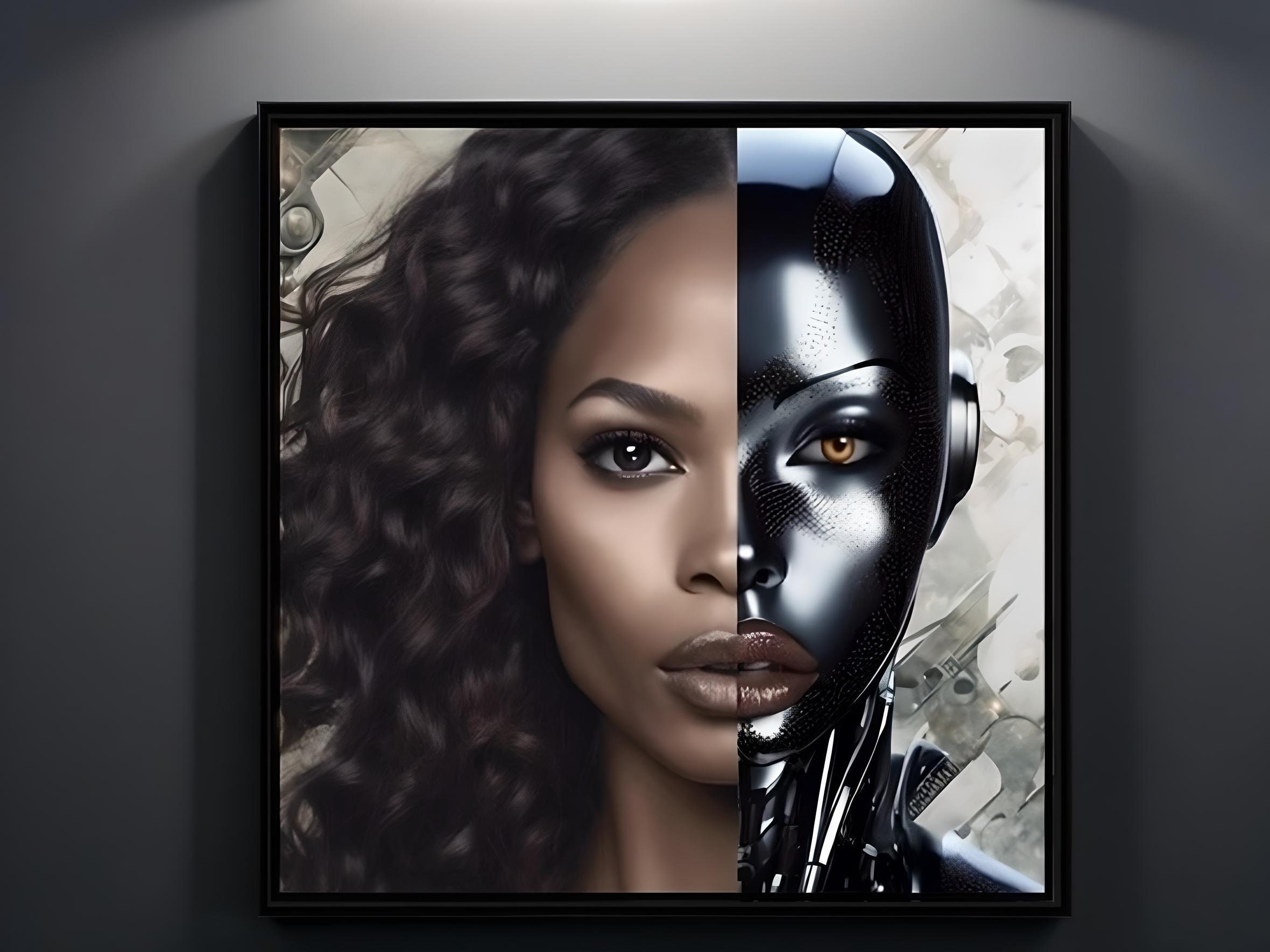 Human-robot Interface: the Divided Face - Etsy