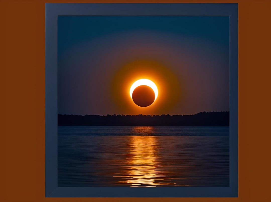 Stunning Solar Eclipse Scenery - Etsy