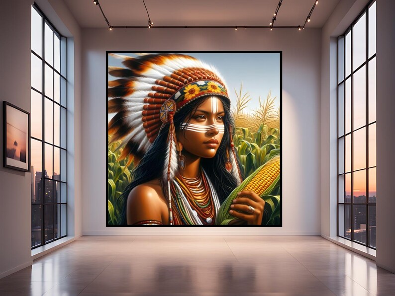 Taino Indian in Traditional Headdressa Digital Download - Etsy