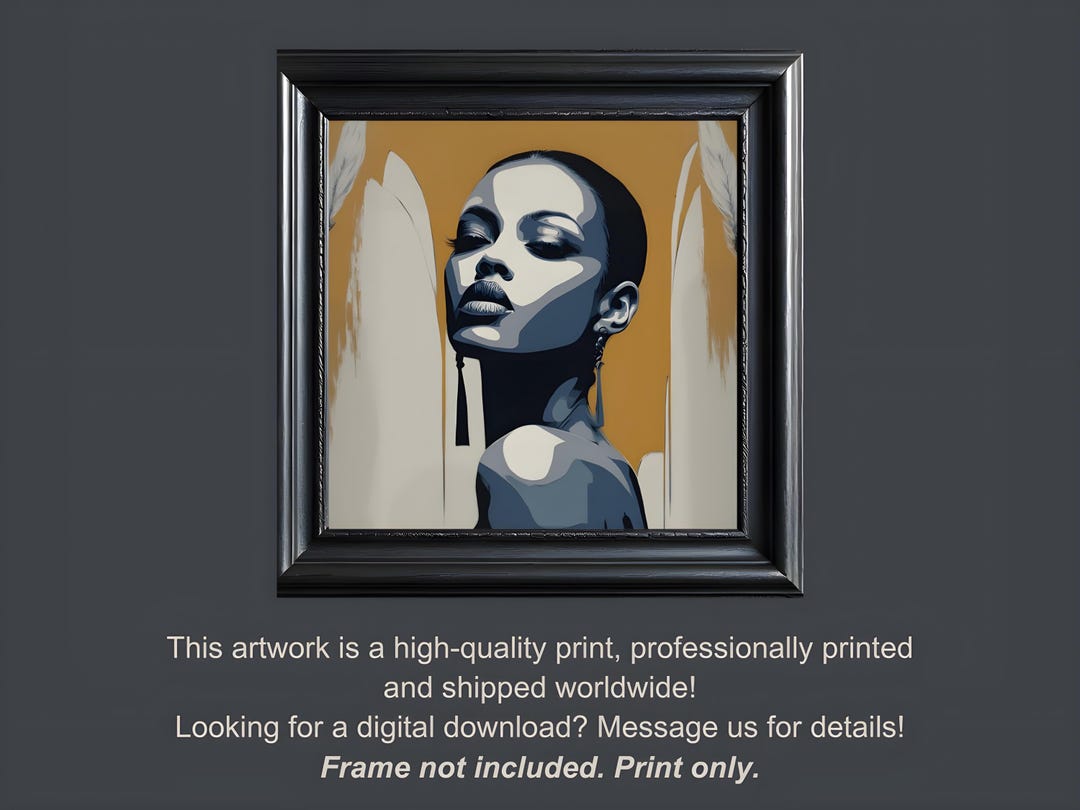 Latina Woman Portrait: Radiant Confidence, Inner Strength Art - Etsy