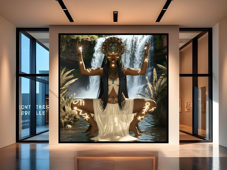 Atabey Goddess Print: Taíno Water, Earth, Creation (digital Download ...