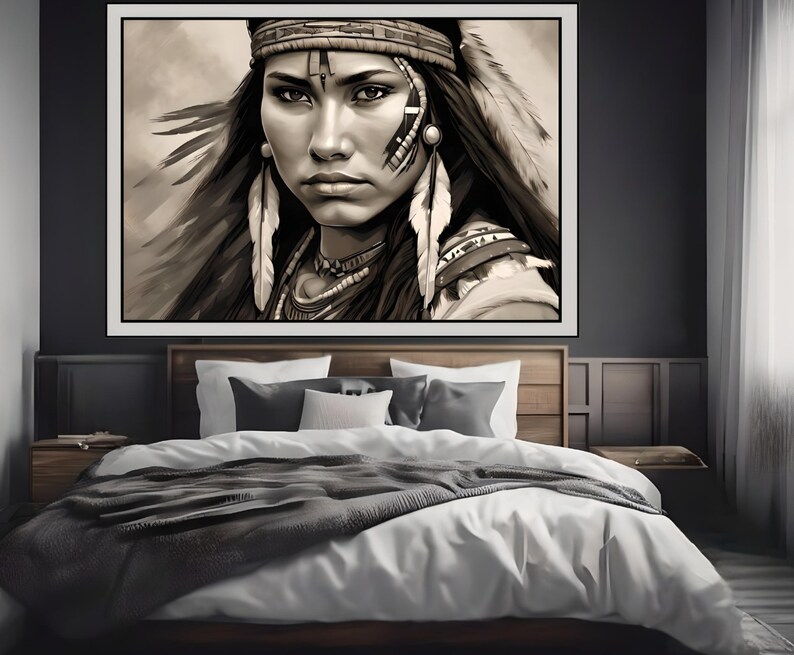 Warrior's Gaze: the Noble Spirit of the Native American Woman"[a ...
