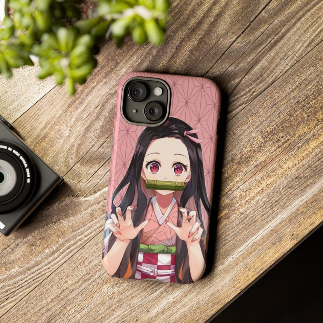 Nezuko Kamado Demon Slayer Pink Durable Phone Cases for Iphones and ...