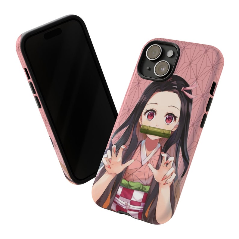 Nezuko Kamado Demon Slayer Pink Durable Phone Cases for Iphones and ...