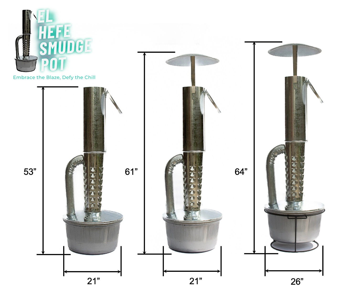 El Hefe Smudge Pot Outdoor Heater - Etsy