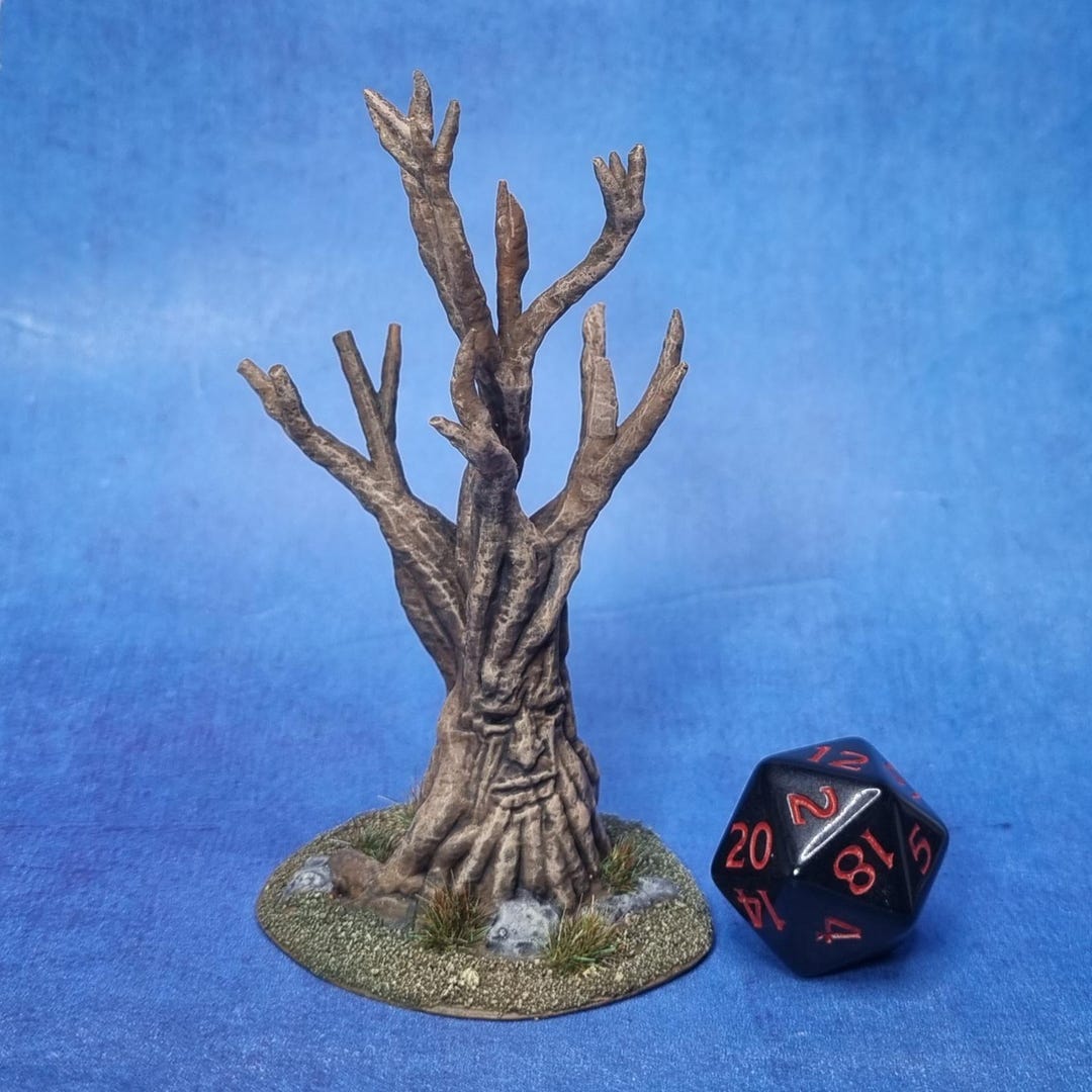 Dead Tree Painted, Cemetery, Dnd, RPG Wargames Pathfinder Frostgrave, D ...