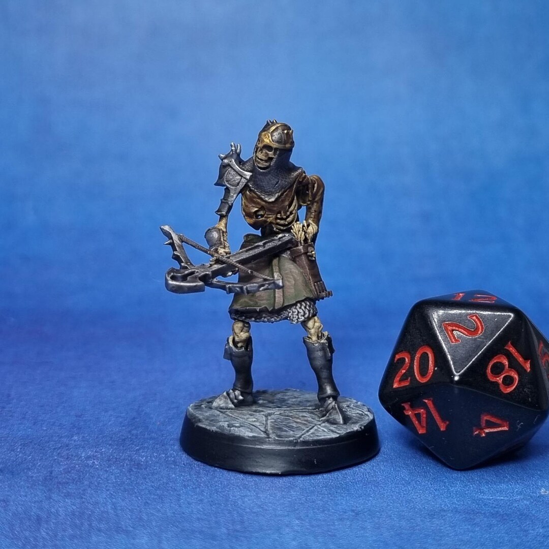Crossbow Skeleton Painted, Dnd, RPG Wargames Pathfinder Frostgrave, D&D ...