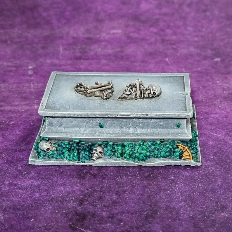 Sarcophagus With Beetles Painted, Dnd, RPG Wargames Pathfinder ...