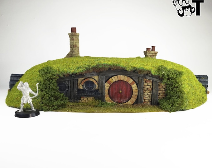 Hobbit Hole Basic Painted House Model B, Hobbitone Terrain, Fairy Tale ...