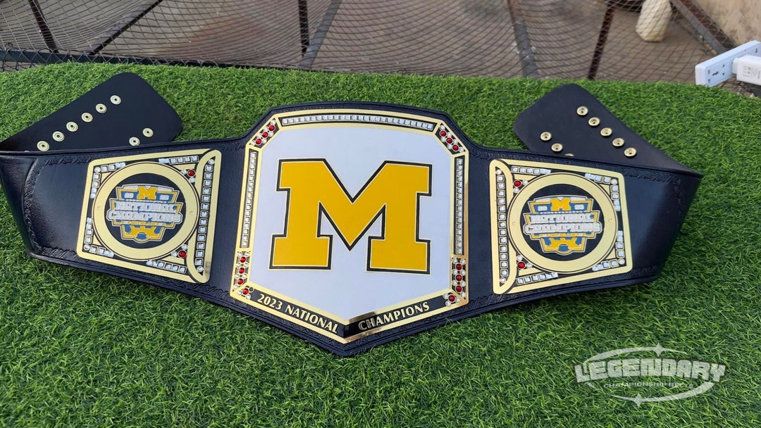 New Michigan 12x Championship Custom Design Title Belt 2mm Brass - Etsy