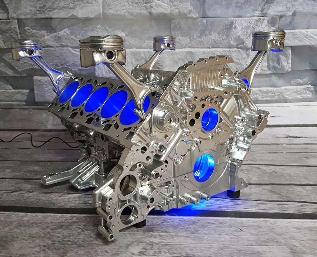 Audi RS6 S6 R8 5.2l V10 Engine Block Coffee Table Block Motortisch ...