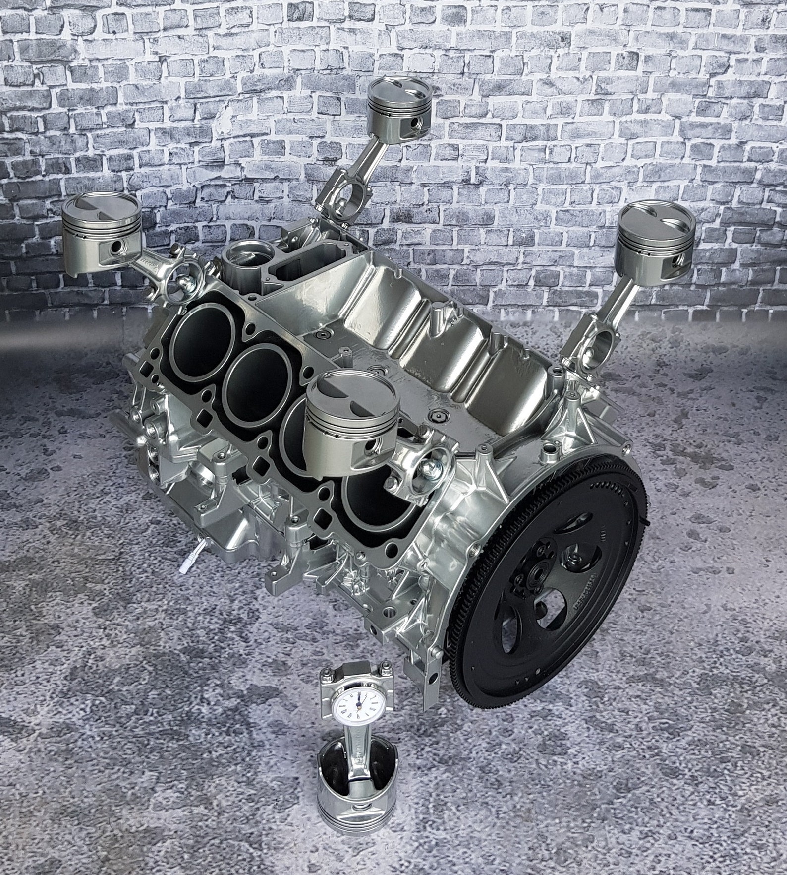 Porsche 928 4.5l V8 Uhr Engine Block Coffee Table Block Motortisch ...