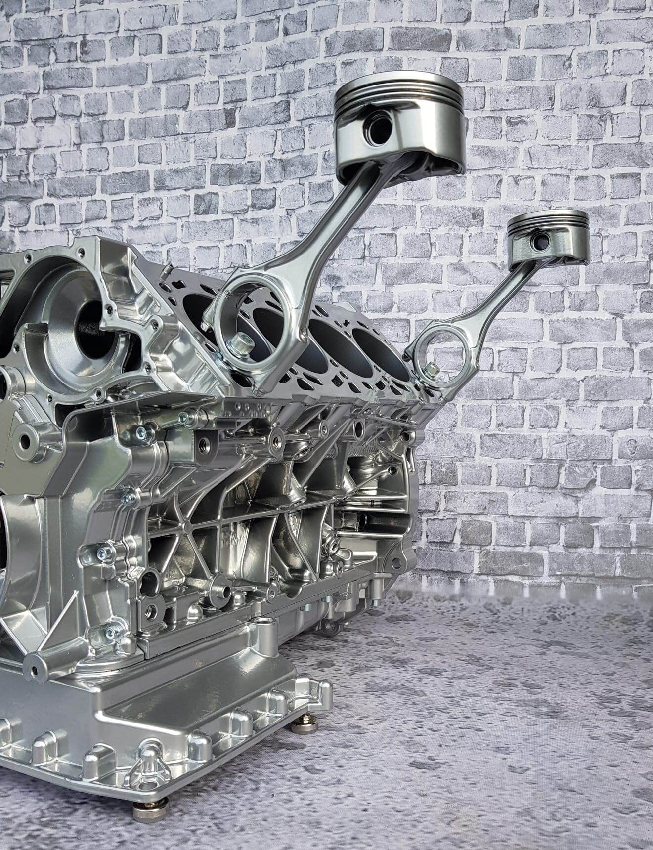 Audi A6 S6 RS6 4.2l V8 Engine Block Coffee Table Block Motortisch Tisch ...