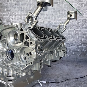 Porsche 928 4.5l V8 Uhr Engine Block Coffee Table Block Motortisch ...