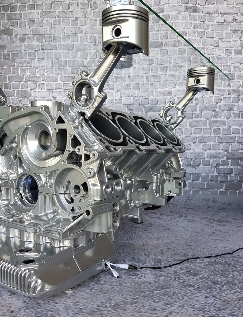 Porsche 928 4.5l V8 Uhr Engine Block Coffee Table Block Motortisch ...