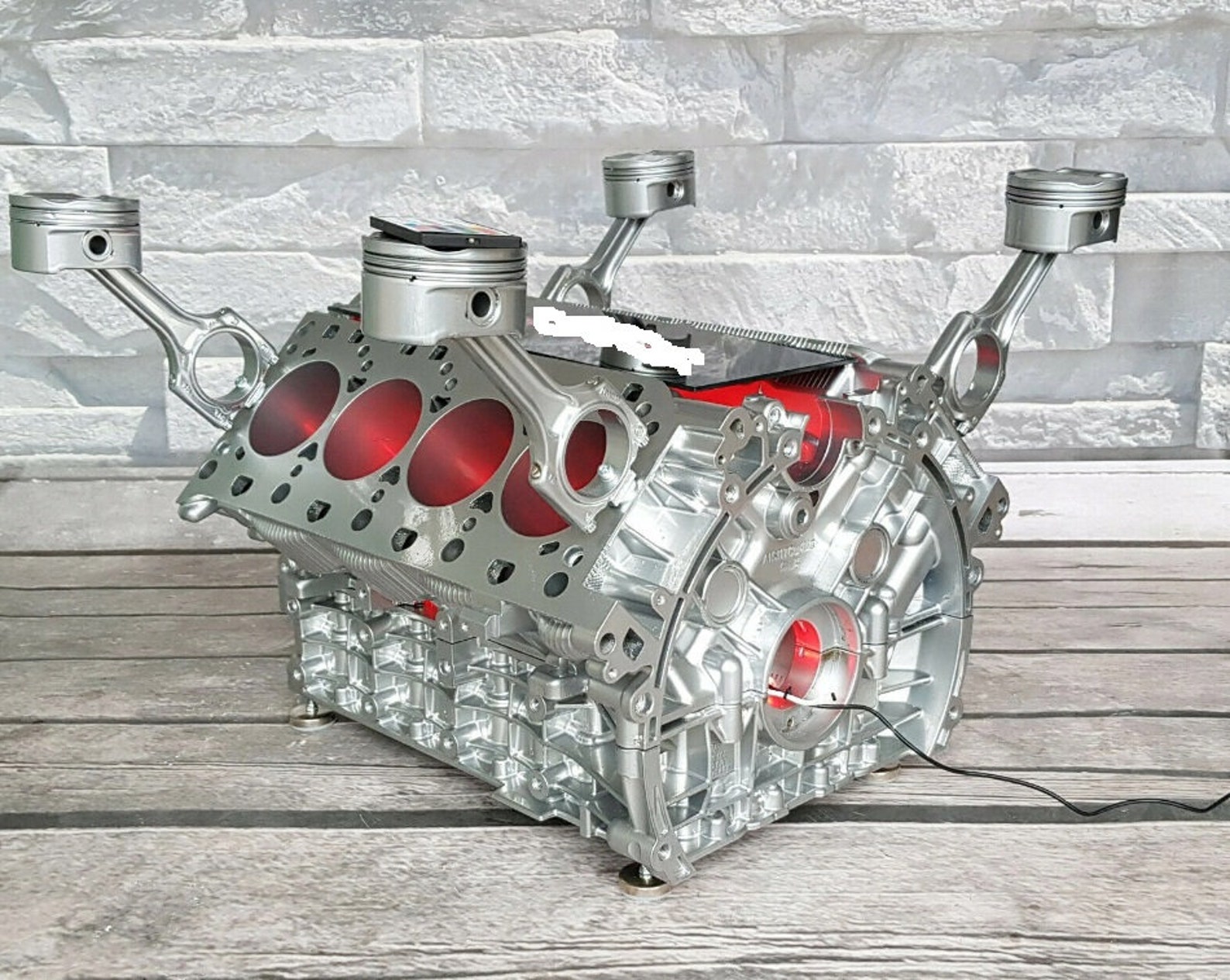Porsche Cayenne 4.5l V8 Engine Block Coffee Table Block Motortisch ...